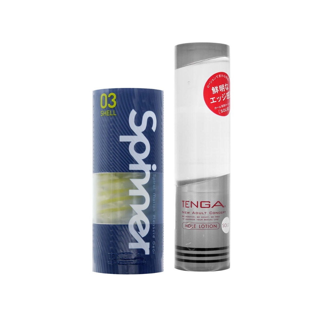 TENGA Spinner 自慰杯套裝 03 SHELL | 扑性地 Diutionary